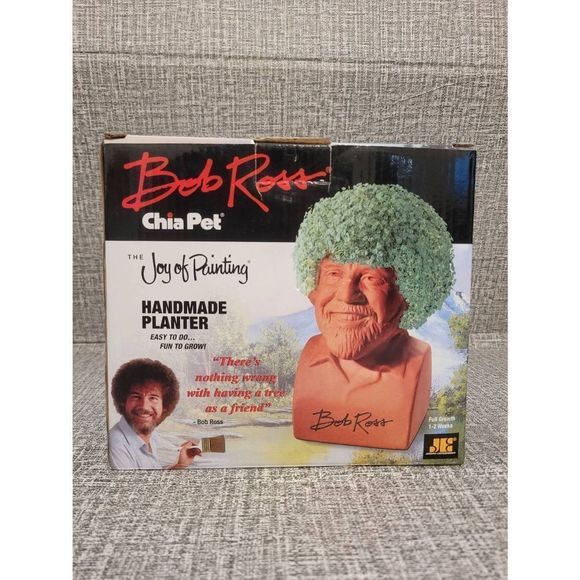 Chia | Accents | Chia Pet Bobross With Seed Pack Decorative Pottery ...